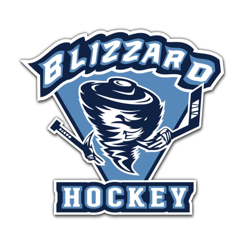 BLIZZARD HOCKEY CAR DECAL - Rinkside Tampa