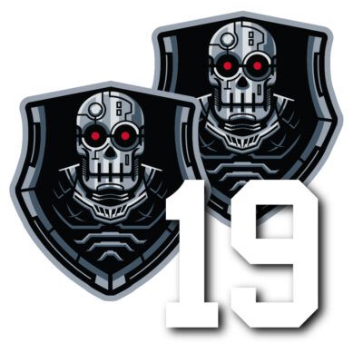 TERMINATORS HELMET DECALS - Rinkside Tampa